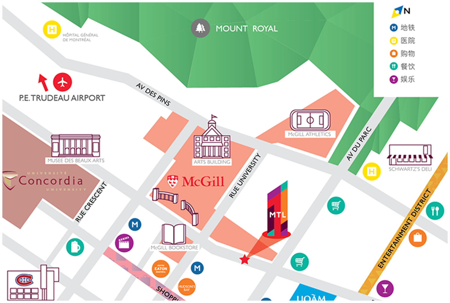 麦吉尔大学附近的学生公寓 | Campus1MTL